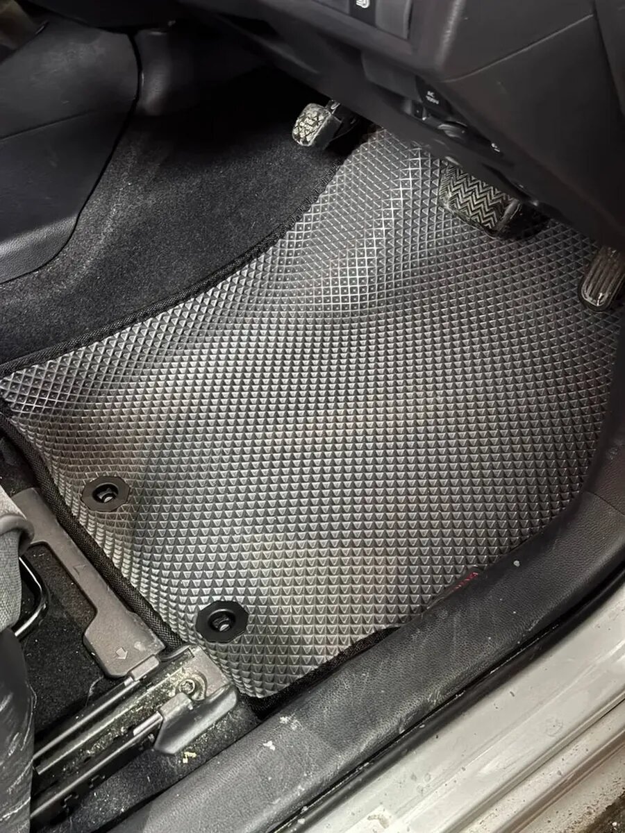 EVA коврики с бортами в Toyota Aqua 2 Тойота Аква II. Ева ковры с бортиками