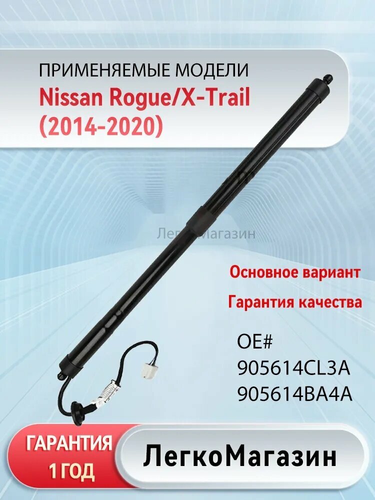 Комплект электропривод багажной Nissan Rogue/X-Trail 2014-2020 (1шт, комплект L/R). OEM 905614CL3A