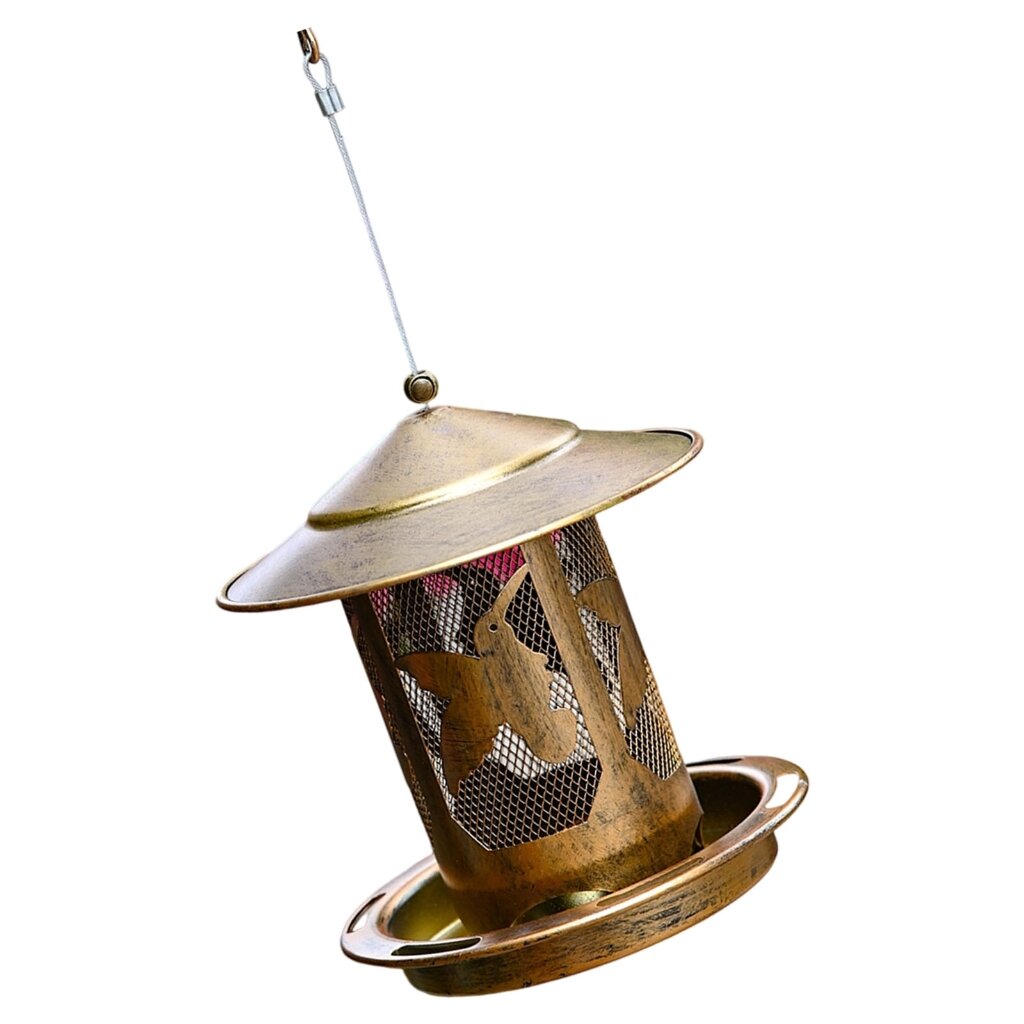 Подвесная кормушка для диких птиц на открытом воздухе heavy metal anti-squirrel bird feeder feeder-кормушка для колибри
