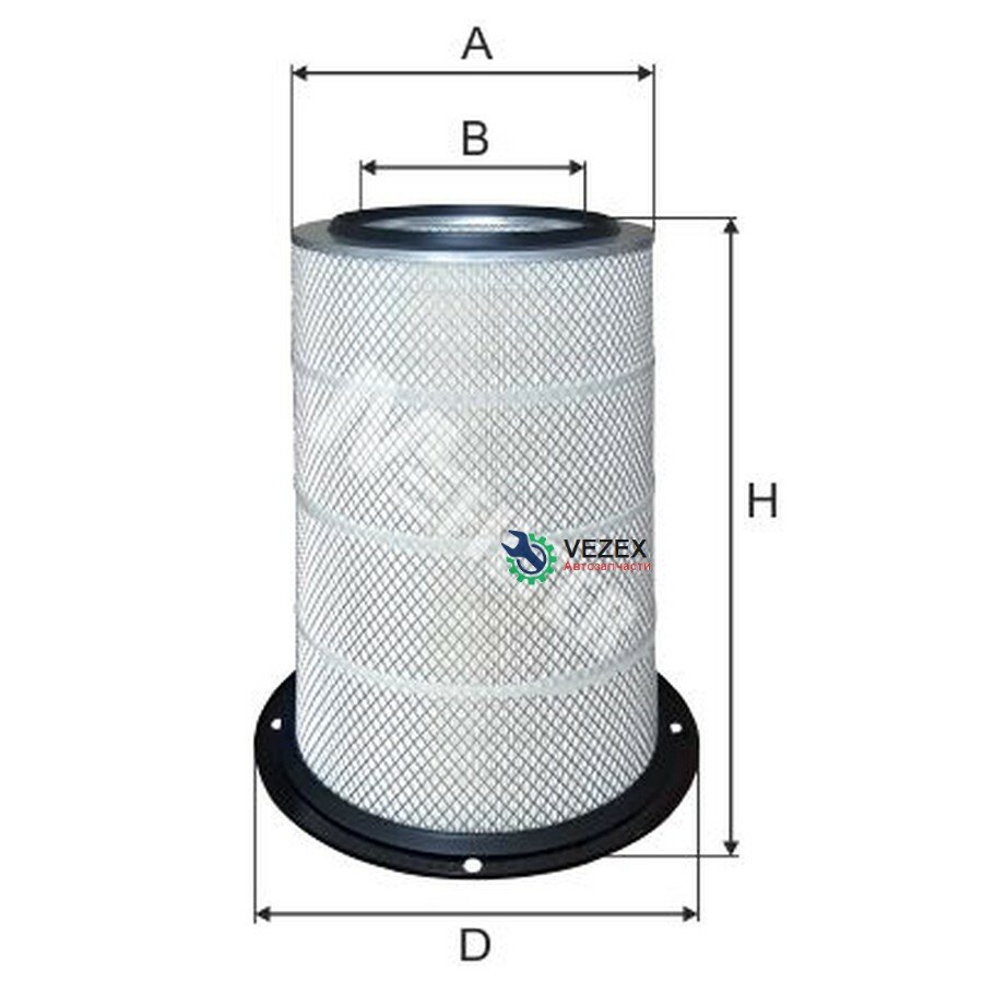 M-FILTER A585 фильтр воздушный ! H546 D258 d160 \Volvo FL7/10