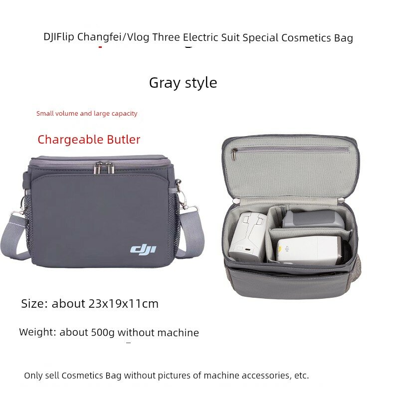 Дорожная сумка DJI Flip Fly/Vlog Triple Battery Kit водонепроницаемая жесткая оболочка для аксессуаров дрона, серый