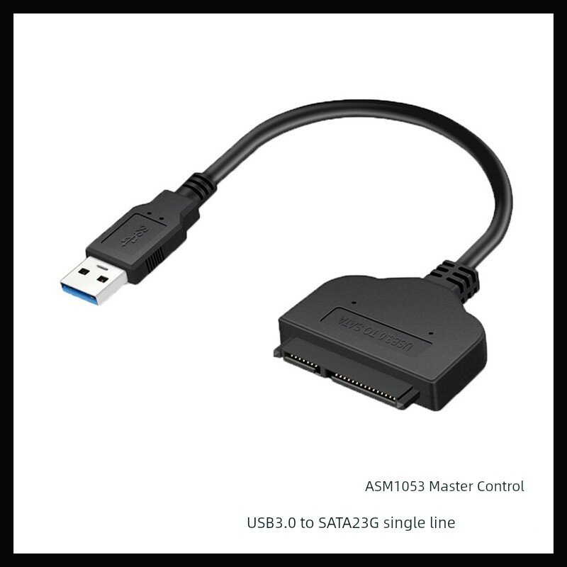 USB 3.0 SATA кабель-адаптер с контроллером ASM1053, длина 0.5 м для 2.5-дюймовых SSD/HDD