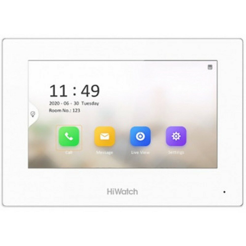 Hikvision Видеонаблюдение HIWATCH Pro VDP-H3212W Видеодомофон, белый