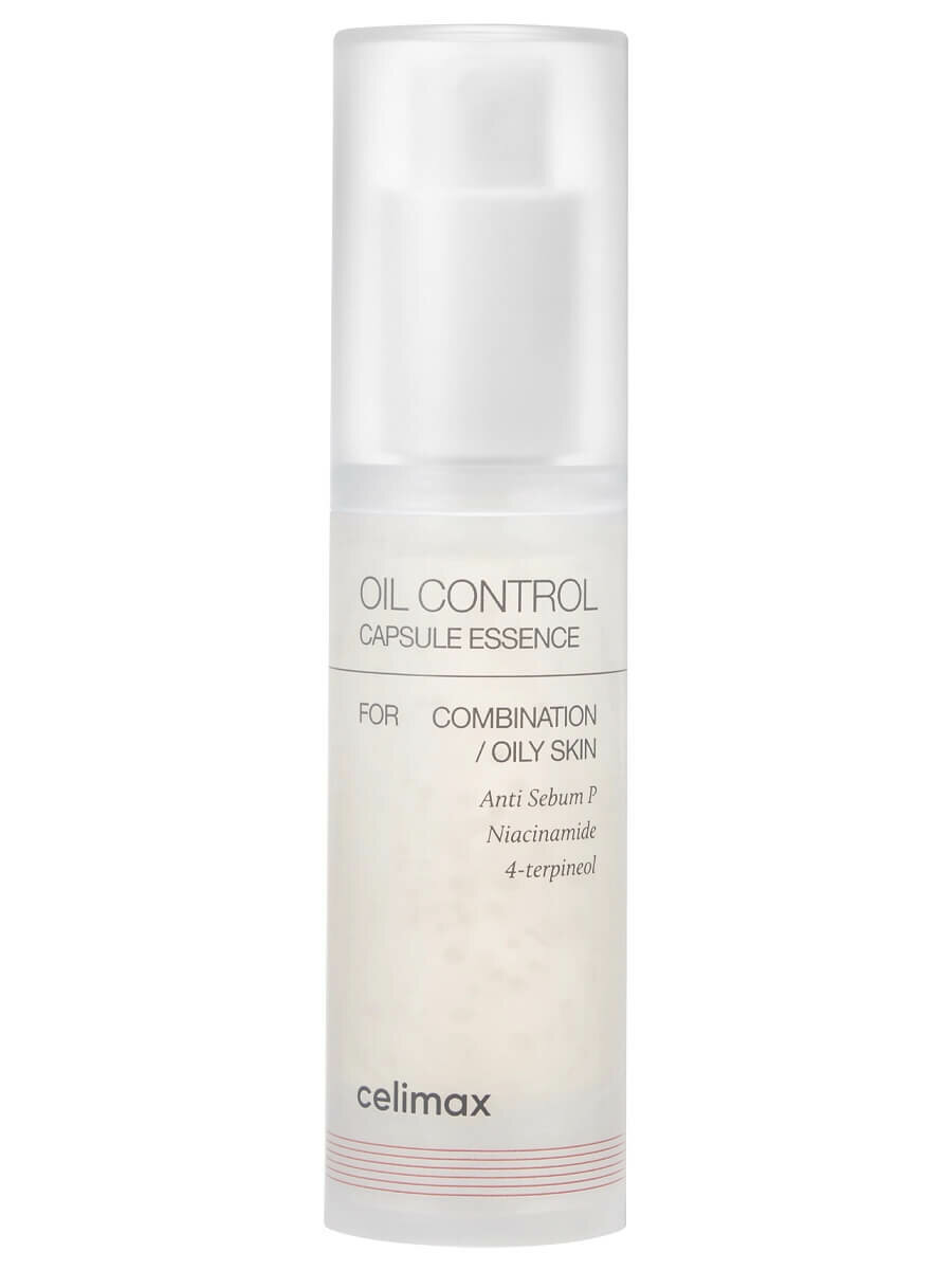 Капсульная себорегулирующая эссенция для жирной кожи Oil Control Capsule Essence, 30 мл, Celimax