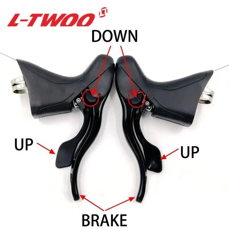 Шифтер L-TWOO с прямым креплением direct mount для туристических и шоссейных велосипедов, длина 26.3 см — фото 1