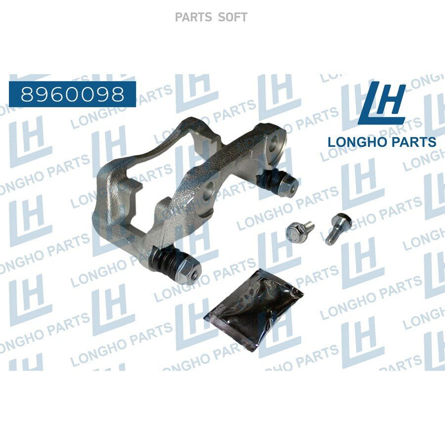 LONGHO 8960098 кронштейн (скоба) тормозного суппорта пер. renault megane i 1995-2004/