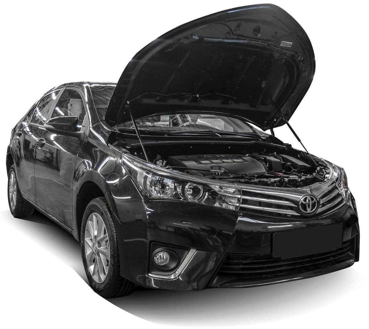 Газовые упоры капота АвтоУпор для Toyota Corolla E160, E170 2012-2019, 2 шт, UTOCOR013