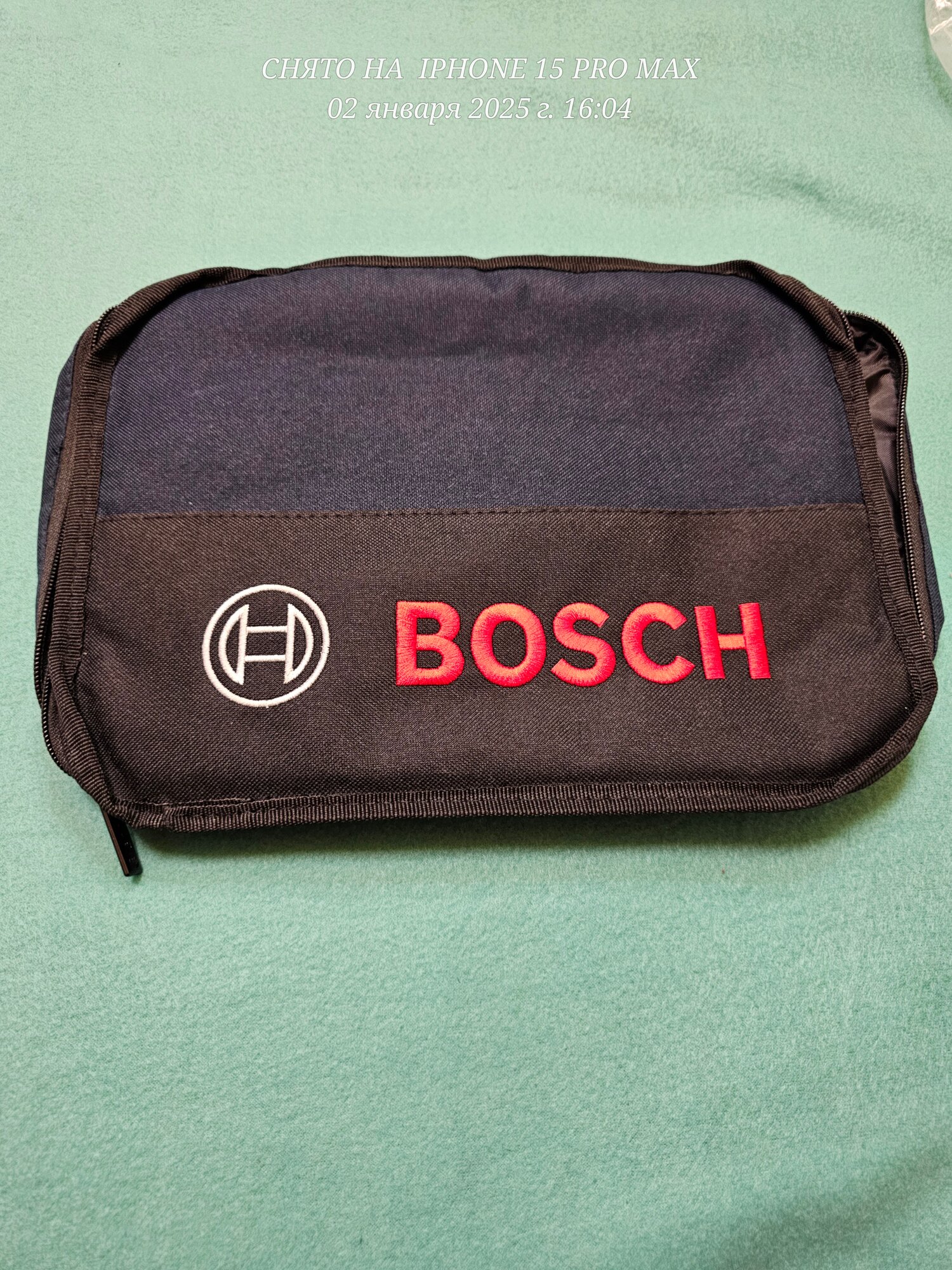 Bosch S Маленькая мягкая сумка, кейс, кофр для инструментов 31*23*8см , оригинал, подходит для ушм и шуруповерта