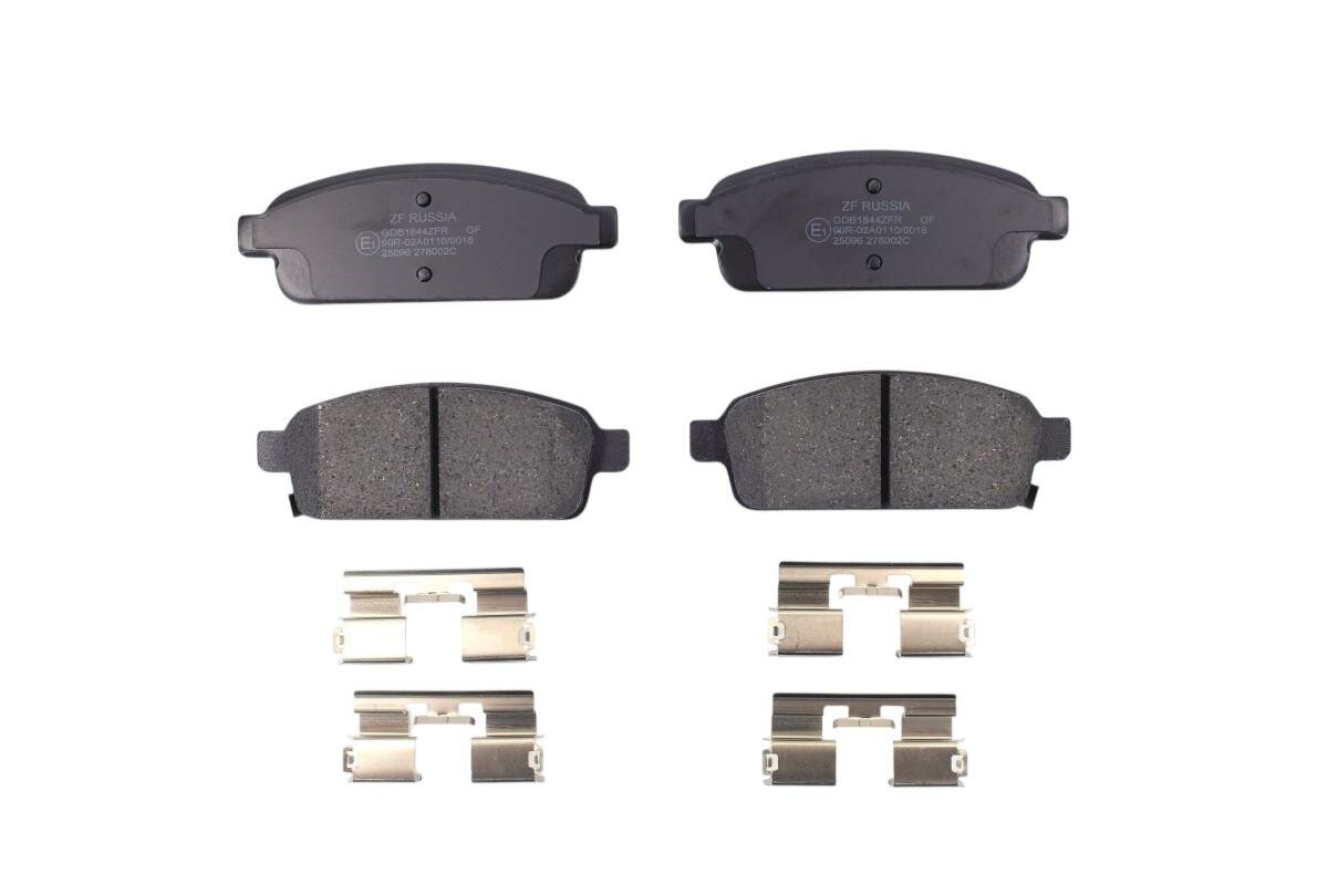 Тормозные колодки ZFR GDB1844ZFR Chevrolet Cruze 09-, Orlando 11-, Opel Astra J 10-