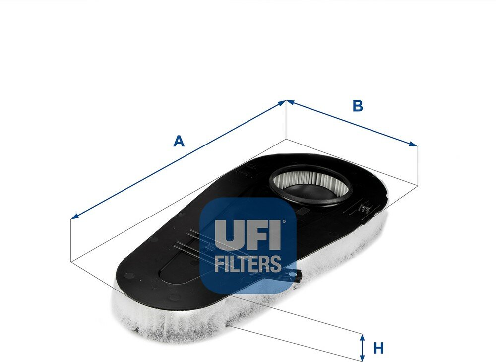 Фильтр воздушный UFI 27. A97.00 Bmw 5 F10, F11, F07, 7 F01, F02 2.0D, 3.0D 08->