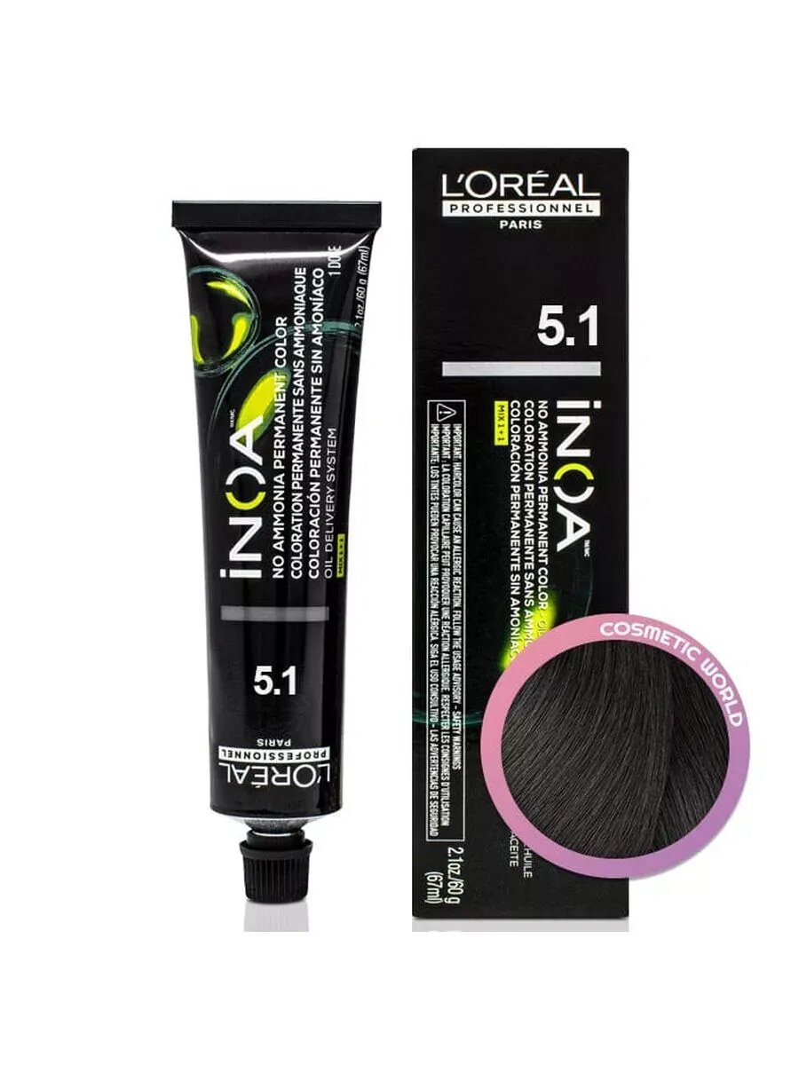Loreal INOA 5.1 - Краска Иноа 60 мл — фото 1