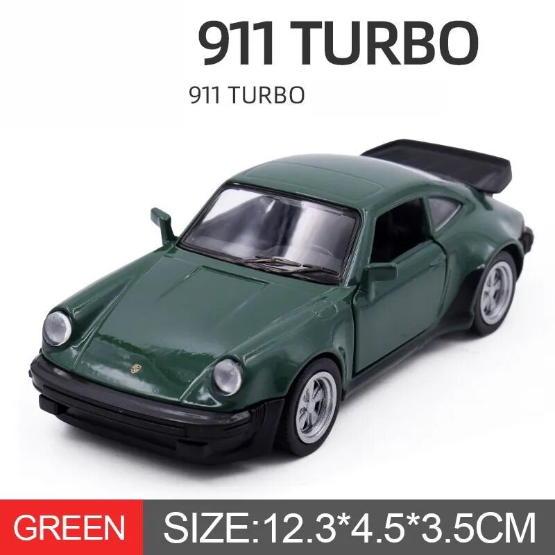 RMZ CITY 1:36 Коллекционная металлическая машина Porsche 911 Turbo 1978
