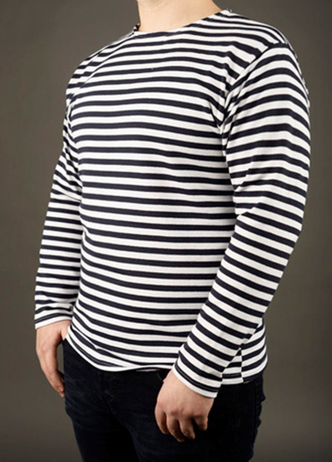 Тельняшка х/б летняя с черной полосой