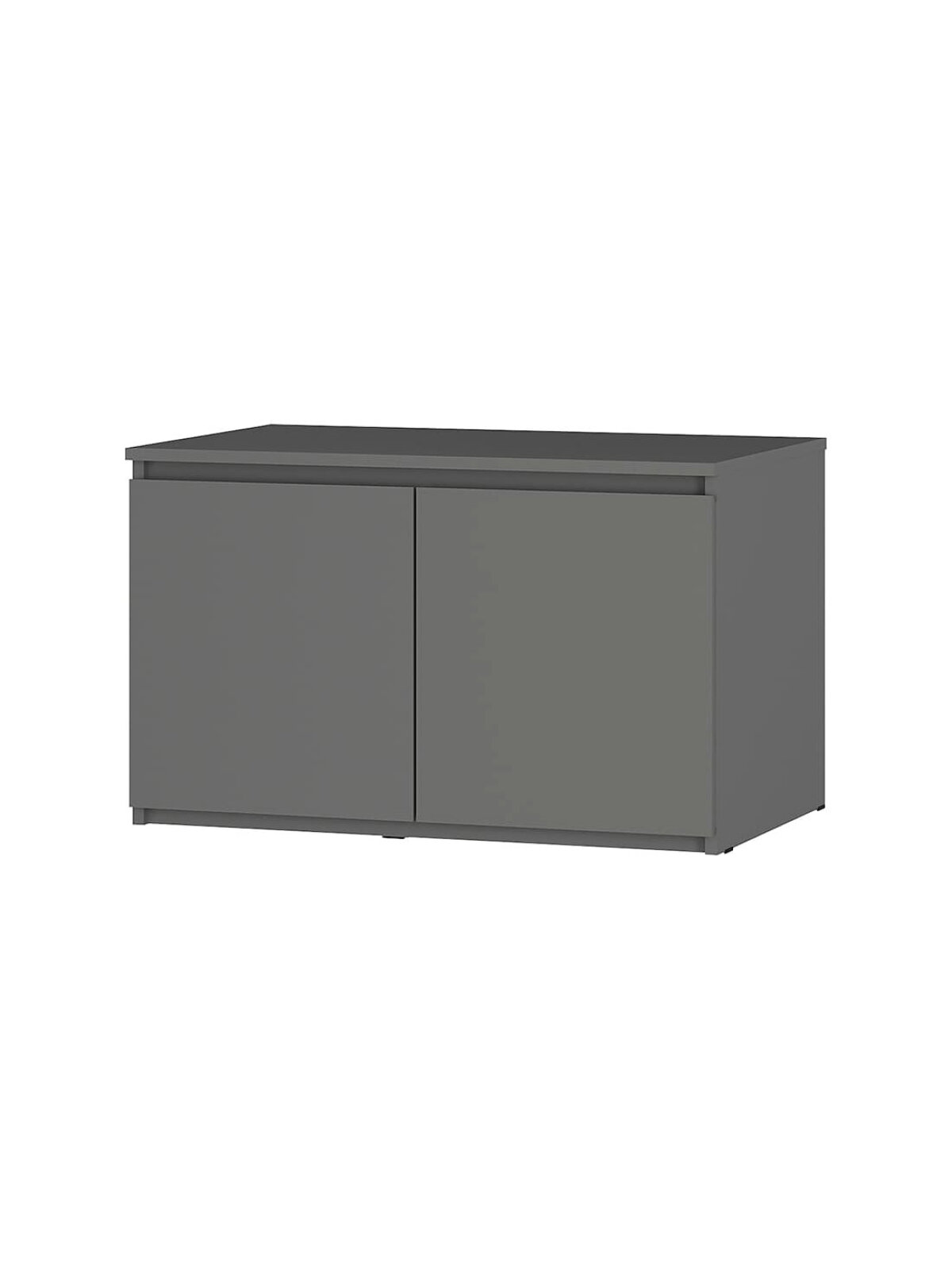 Тумба 80 см "Симпл" ТБ-06 графит Huge Mebel. Ширина 804 Высота 494. Тумбы ТВ