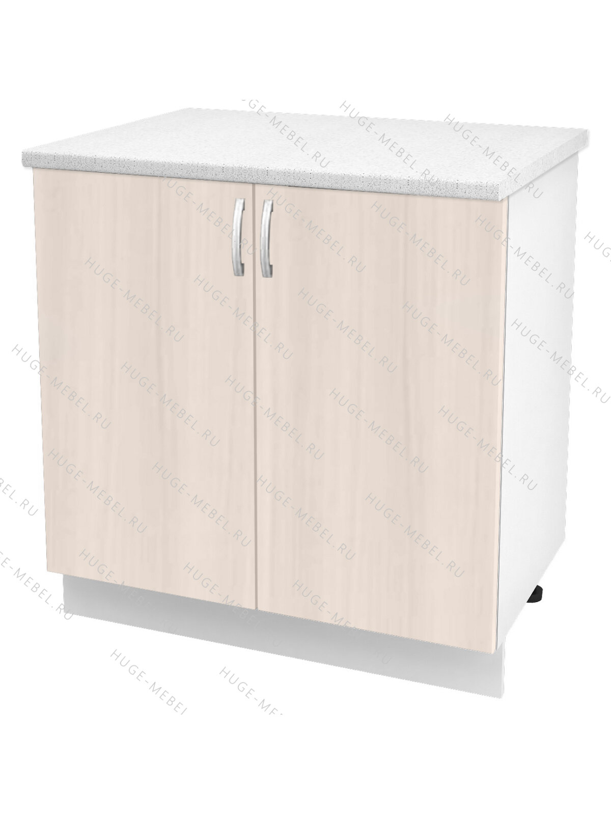 Шкаф кухонный нижний 800 Дина (шимо светлый) Huge Mebel. Ширина 800 Высота 840. Модули кухонные нижние