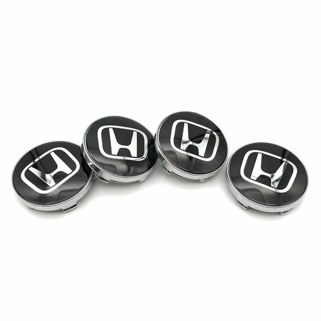 Колпачки на ступицы литых дисков Honda 60/56/10 мм, комплект 4 шт — защита ступицы от пыли, цвет по фото для Honda