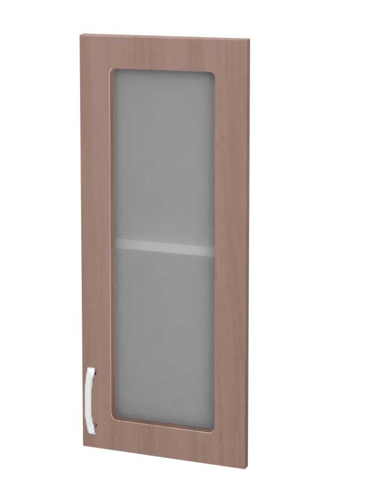 Кухонный фасад Ф-95 шимо темный (Дина) Huge Mebel. Ширина 334 Высота 712. Кухонные фасады