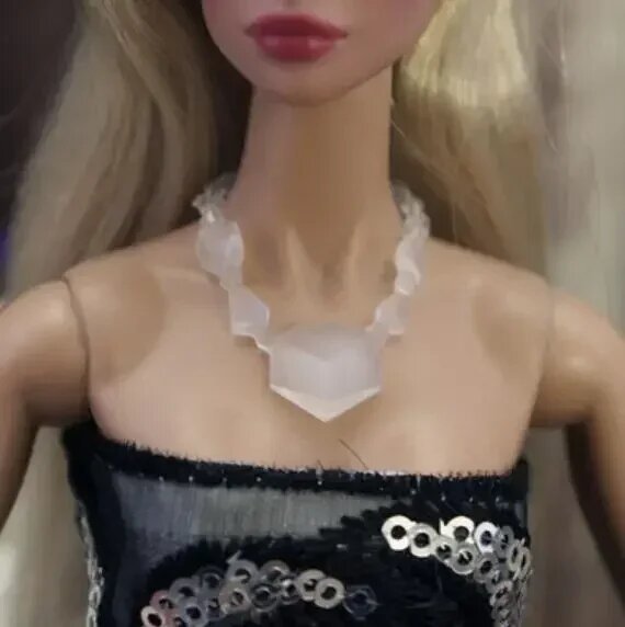 Аксессуары для кукол Barbie, розовое колье KD6