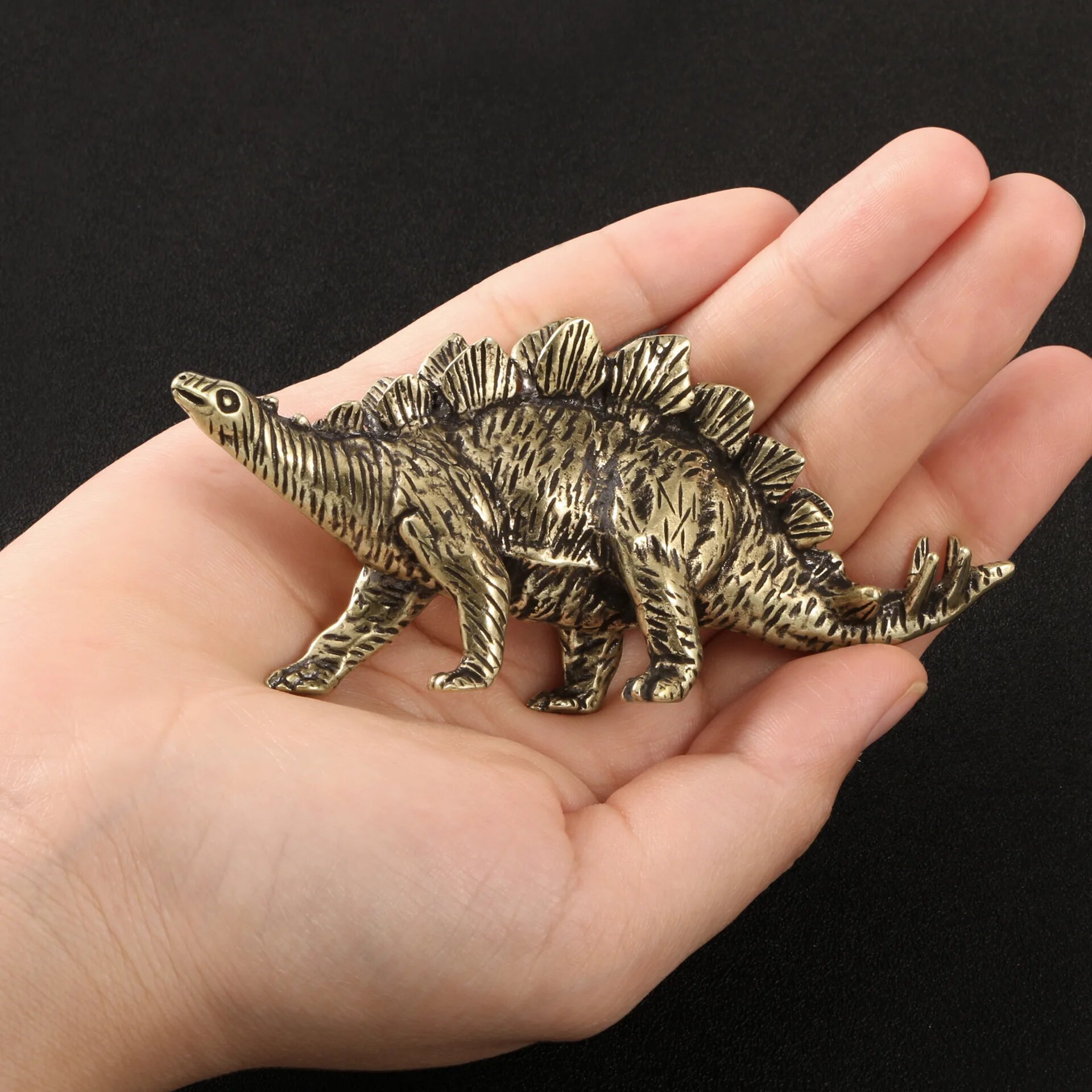 Медная фигурка динозавра, 1pc-B