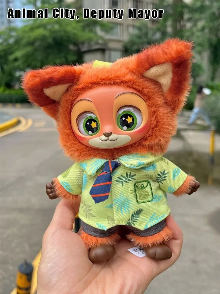 Эксклюзивная фигурка Лабубу из Зверополиса, deputy mayor, 1 шт, флис