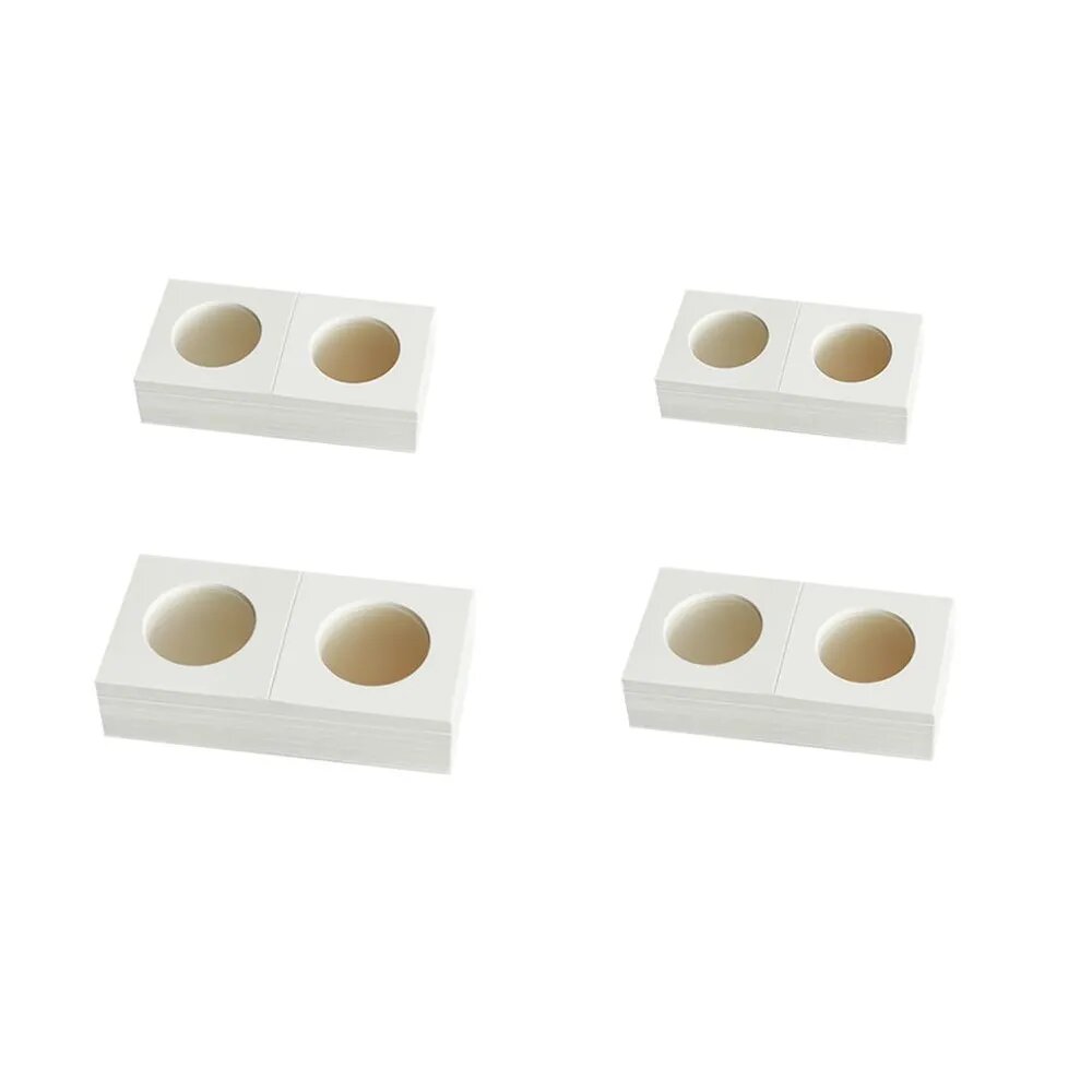 Бумажные монетные холдеры белого цвета, 800 шт