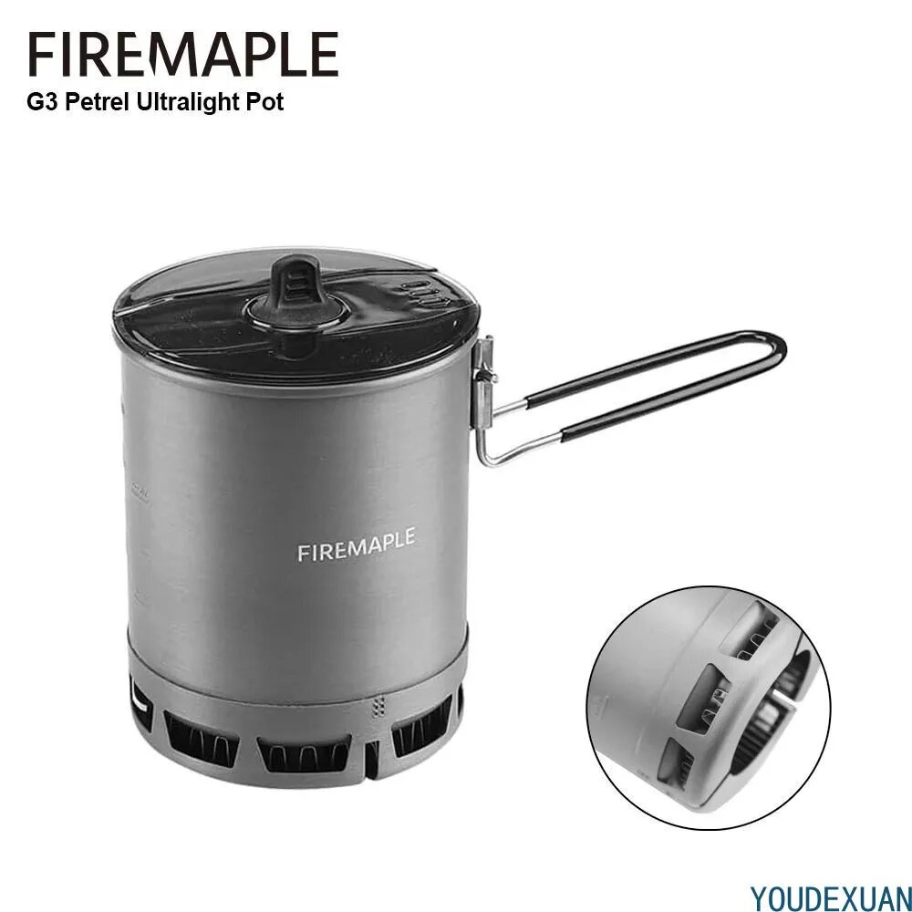 Сверхлегкий горшок Fire-Maple G3 Petrel объемом 600 мл Легкий наружный высокоэффективный теплообменник