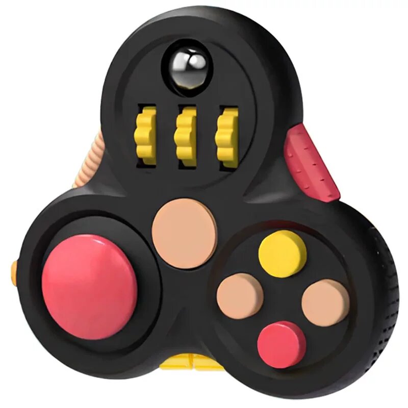 Fidget Pad dlya autizma s chernym ruchkom - ikhlikovyy kontroller dlya stola protiv stresa