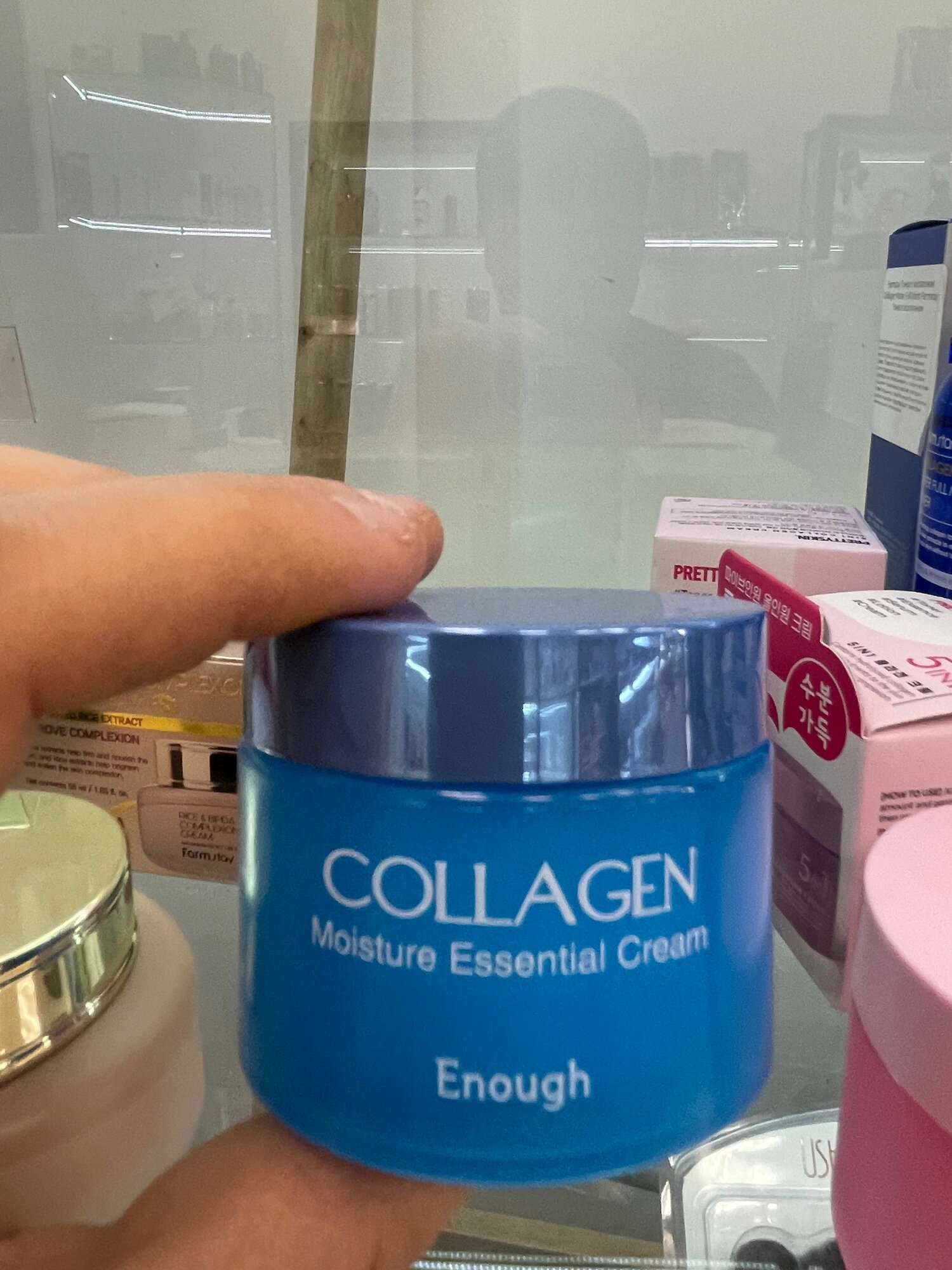 Enough Collagen Moisture Essential Cream-крем для лица . Популярное корейское средство, предназначенное для ежедневного ухода за кожей