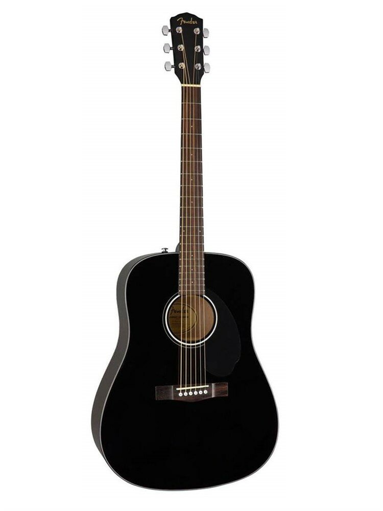 Акустическая гитара Fender CD-60S Black