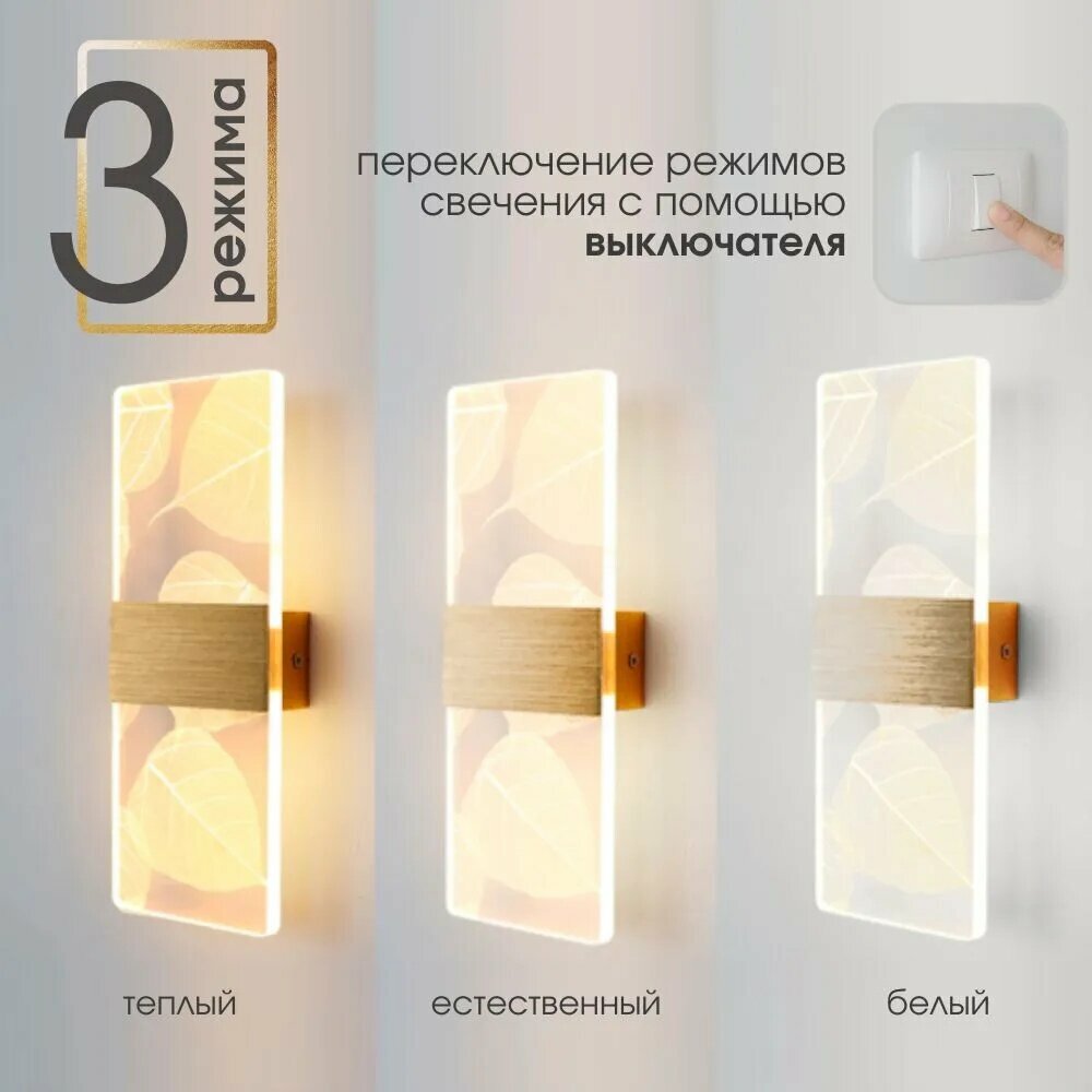 Настенный светильник, 6 Вт