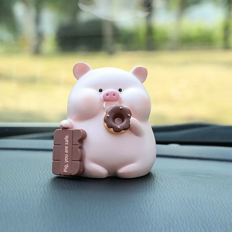 Большая свинка для интерьера автомобиля, стиль A, дизайн с надписью 'Pig You Peace' для приборной панели