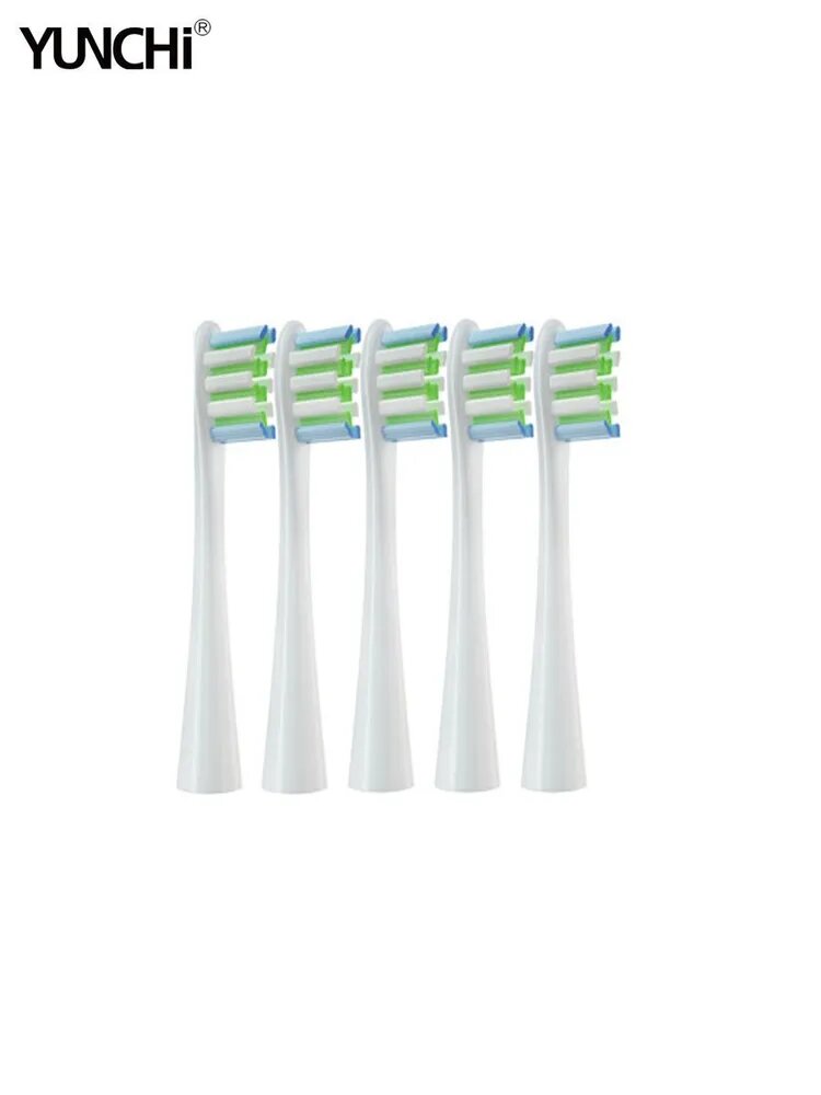 5 сменных насадок для зубной щетки Oclean X/ X PRO/ Z1/ F1/ One/ Air 2 /SE