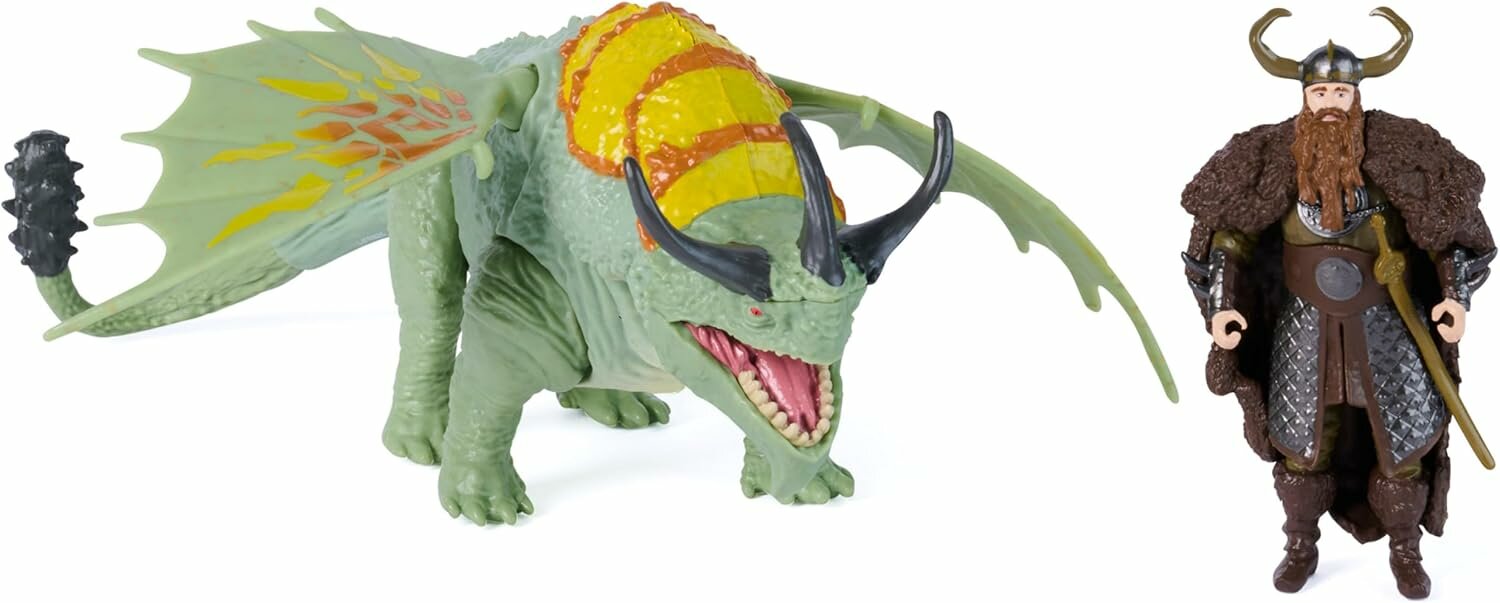 Dreamworks Набор из двух фигурок How to Train Your Dragon Action Figures Rumblehorn & Stoick