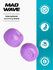 Антиаллергенные беруши для плавания MAD WAVE Waxball, цвет фиолетовый