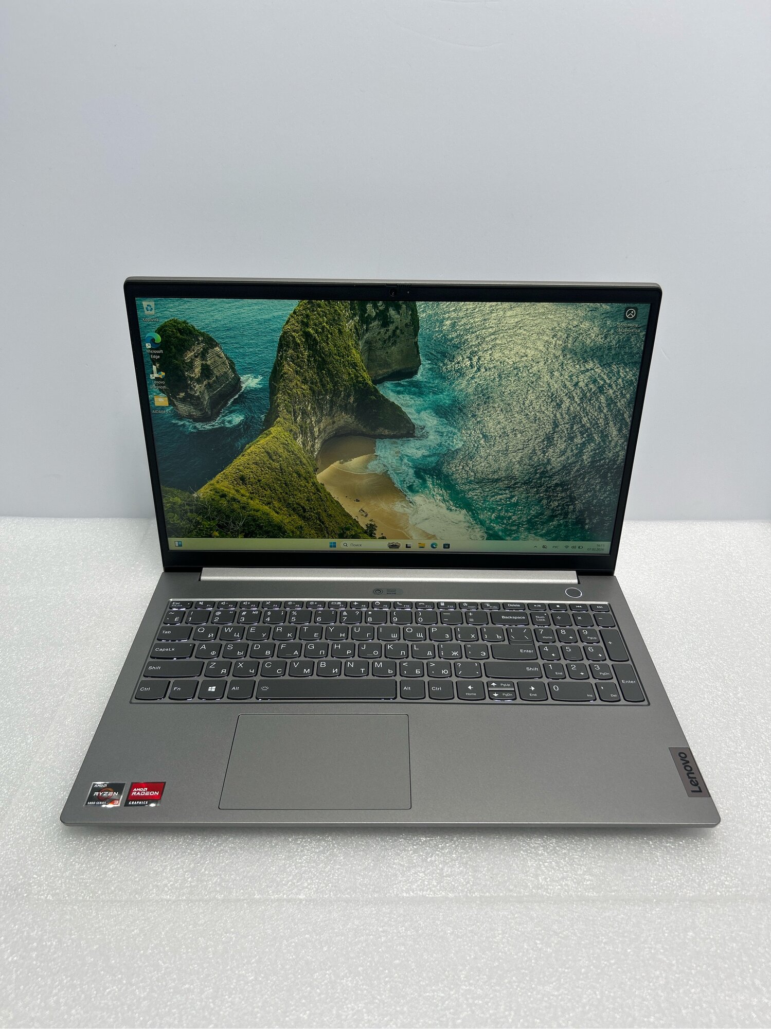 Ноутбук Lenovo ThinkBook 15 G3 ACL (21A40032RU) 15.6"/Ryzen 3 5300U/RAM 8 GB/SSD 256 GB/ AMD Radeon Graphics/1920x1080/IPS/DOS/Подсветка кл-ры: LED/ Серый. Состояние: B1