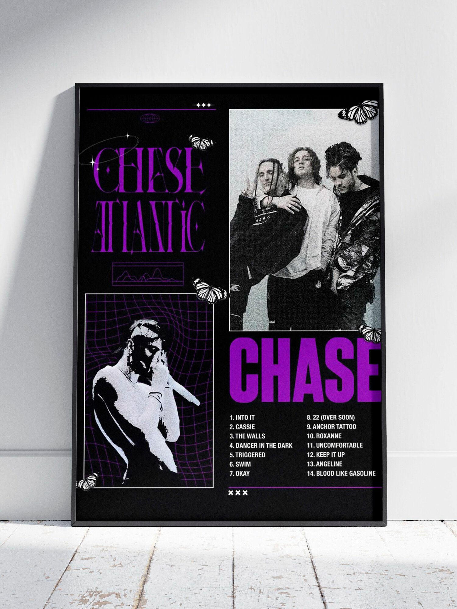 Плакат на стену для интерьера Чейз Атлантик (Chase Atlantic 1) - Постер по музыке и артисту формата A4 (21x30 см)