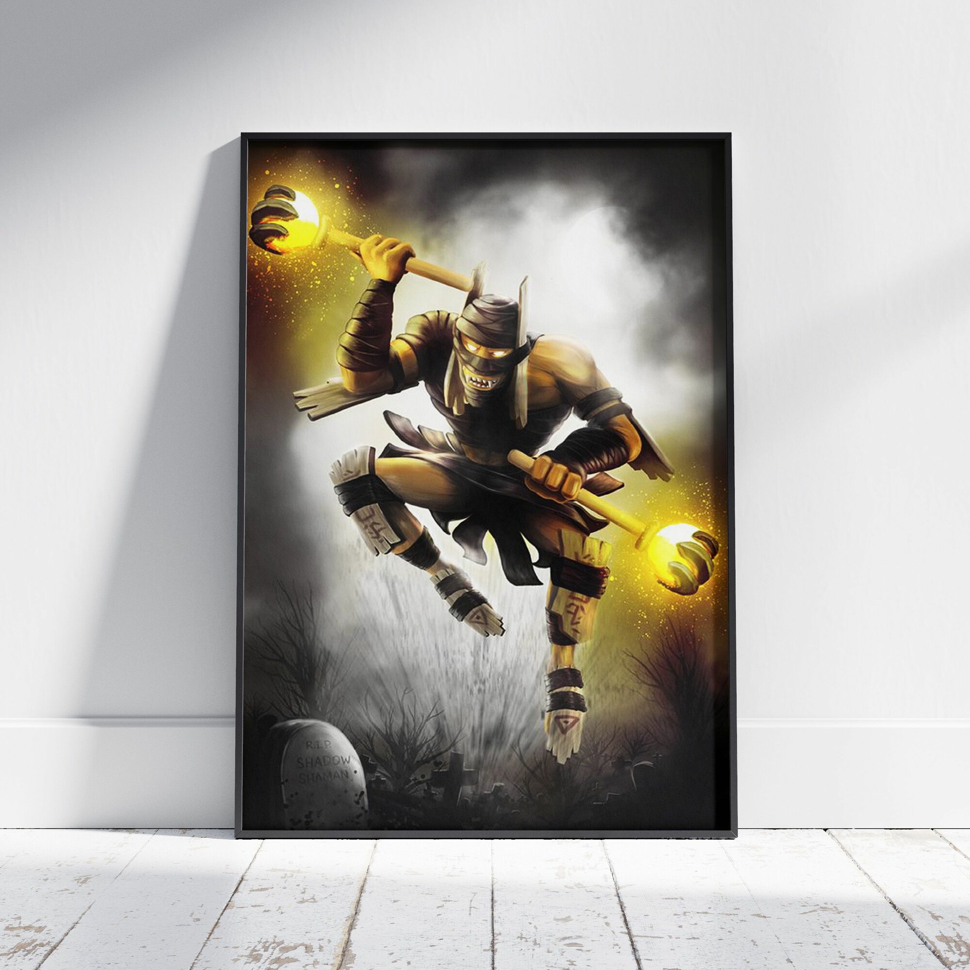 Плакат на стену для интерьера Dota 2 (Shadow Shaman) - Постер по игре формата A3 (30х42 см)