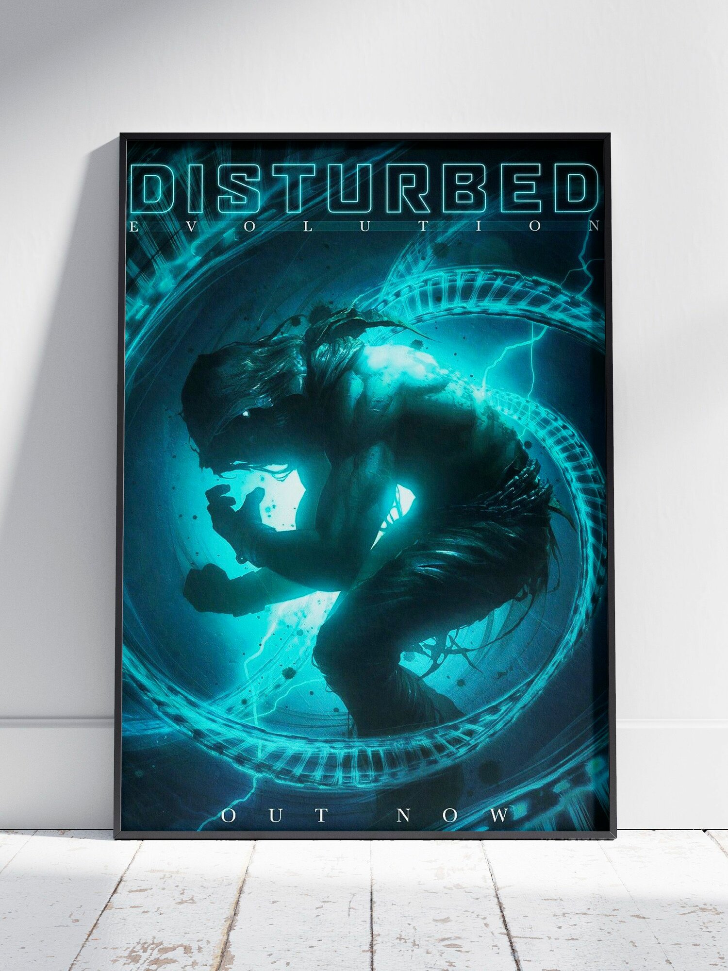 Плакат на стену для интерьера Дистёрбед (Disturbed 2) - Постер по музыке и артисту формата A4 (21x30 см)