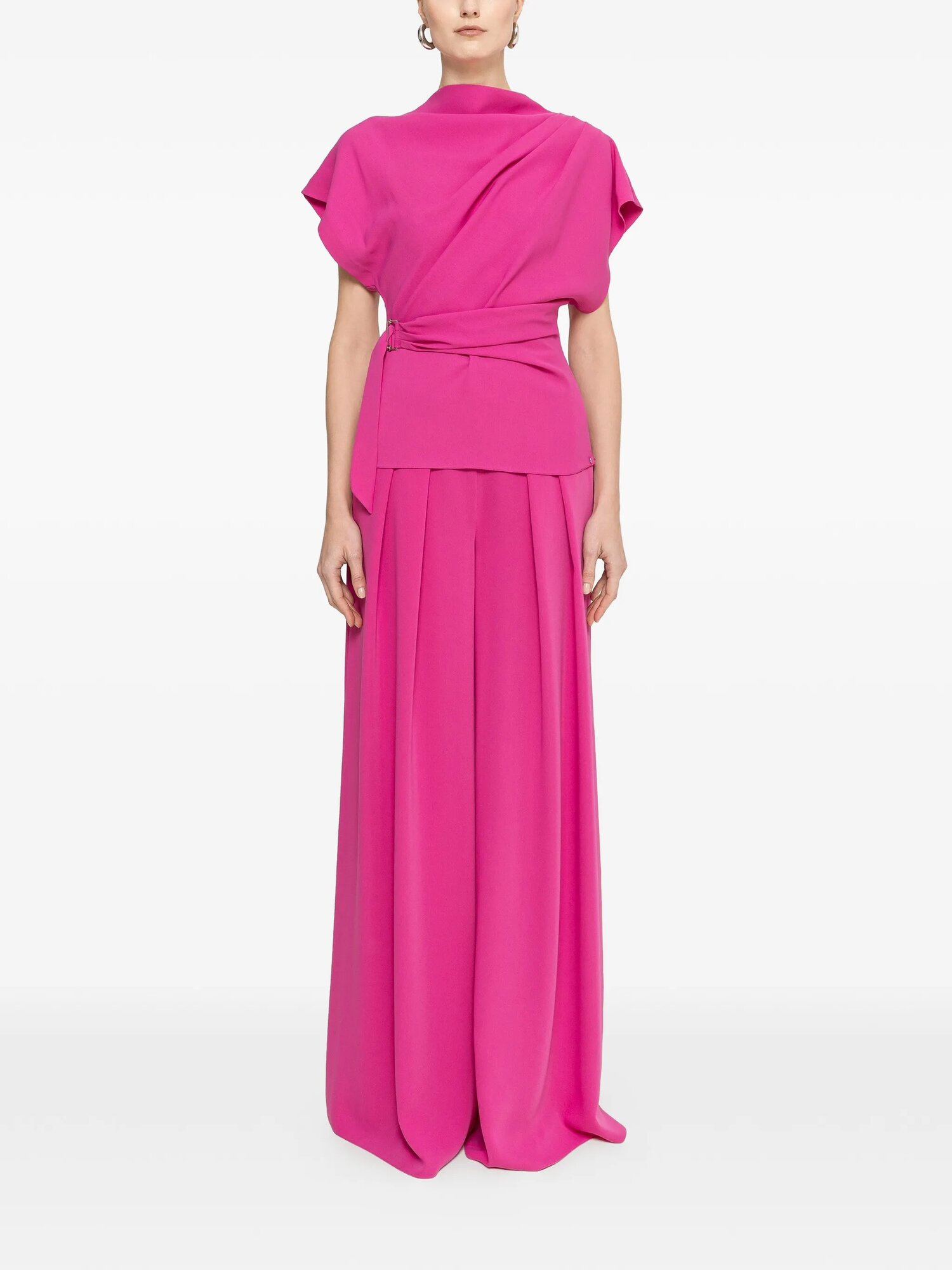 Топ Nissa Draped top, размер 36, pink — фото 1