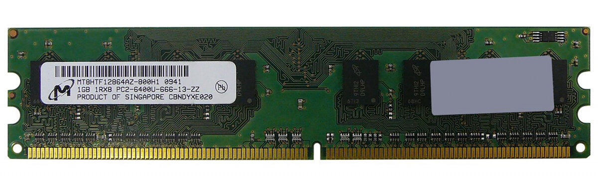 Оперативная память Micron MT8HTF12864AZ-800H1 DDRII 1Gb