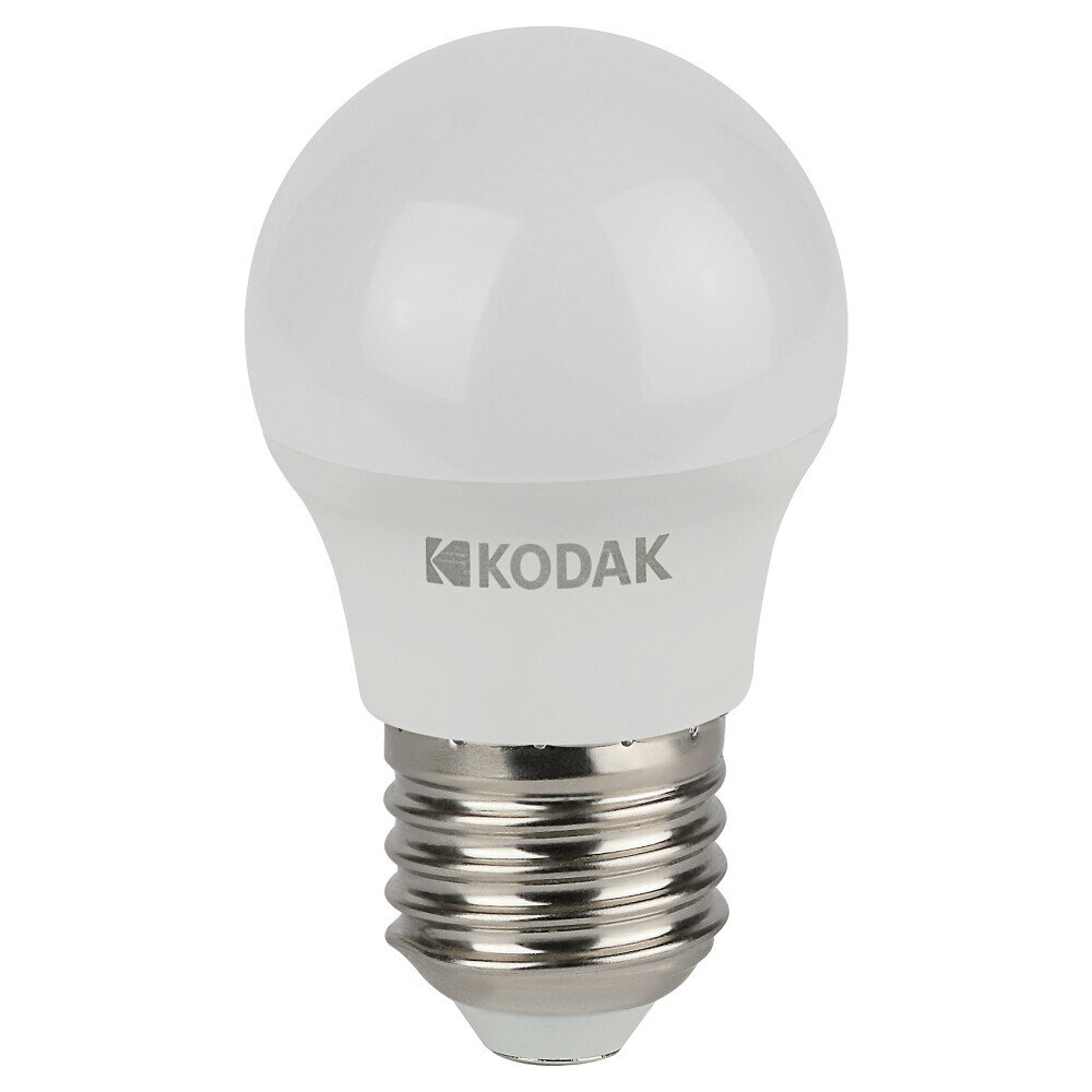 Лампа светодиодная Kodak E27 3000К 7 Вт 630 Лм 170-265 В шар P45 матовая