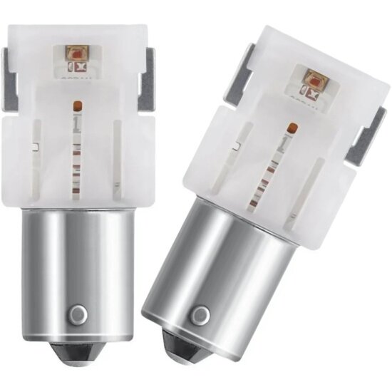 Лампа автомобильная Osram LEDriving SL P21W Red BA15s 12V 1.9W, 2шт, 7506DRP-02B