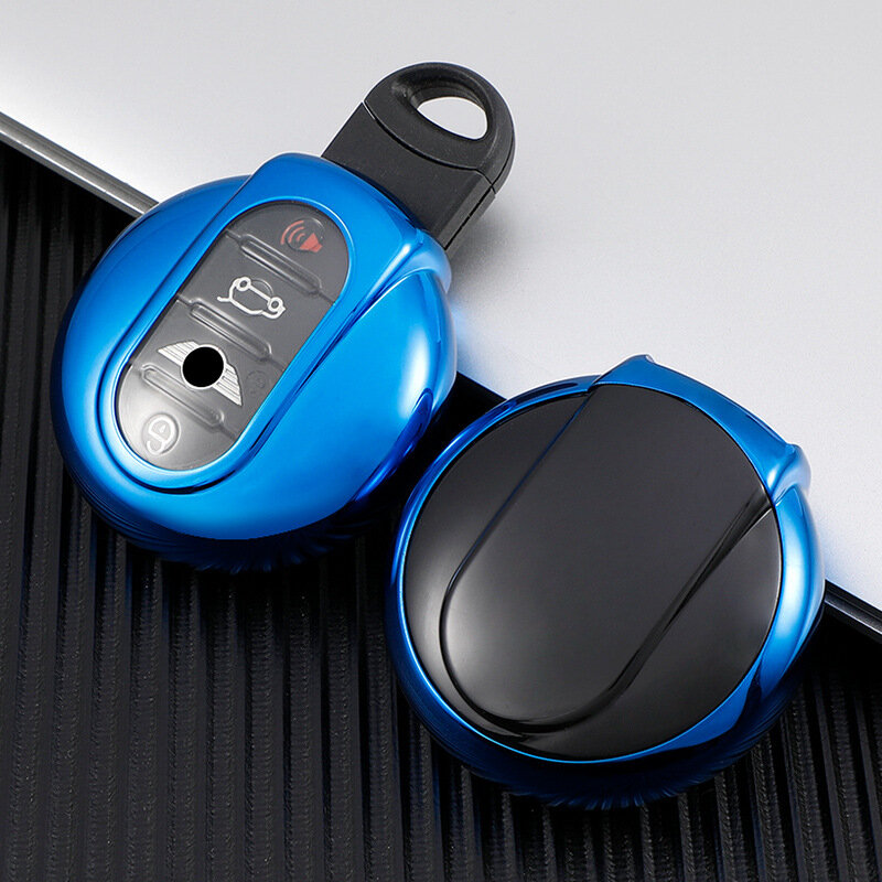Чехол для ключей BMW Mini Key Case One, для Cooper Countryman, синий, полиэтиленовый пакет