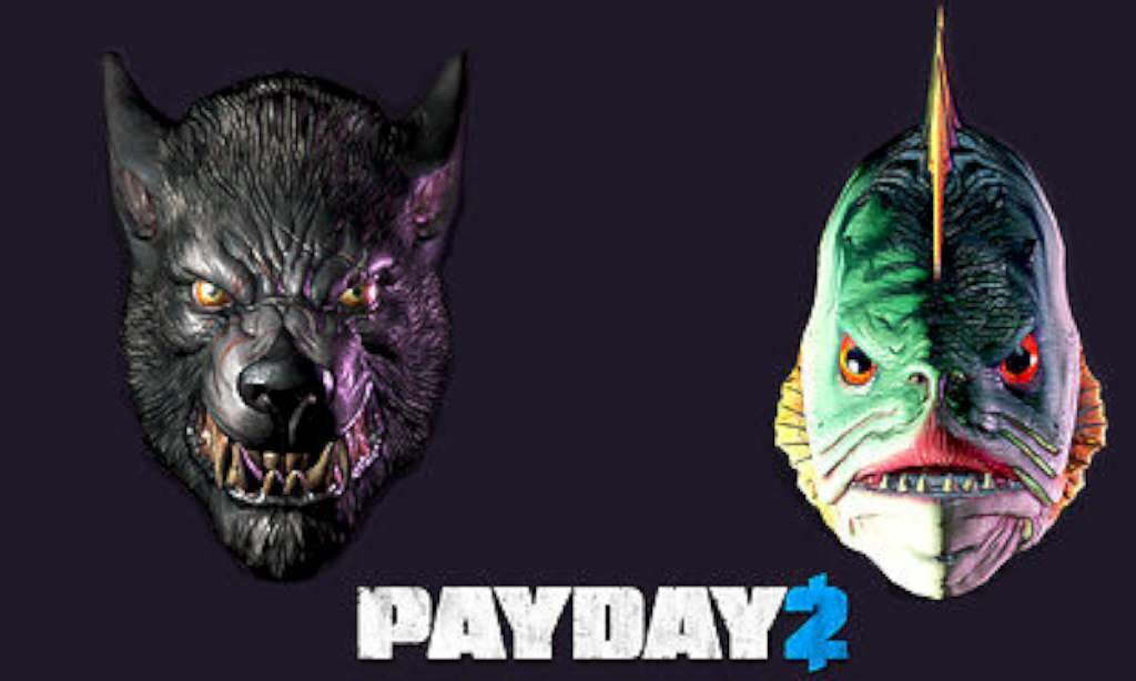 PAYDAY 2 - Lycanwulf and The One Below Masks DLC Steam Ключ • Активация Steam