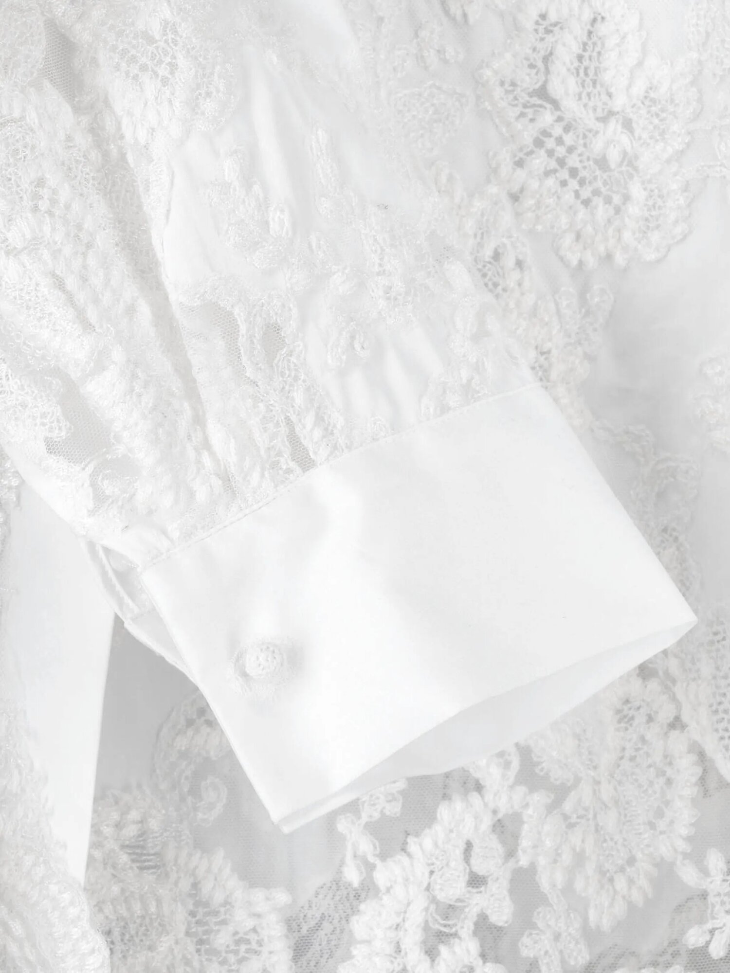 Рубашка Ermanno Scervino Button-up shirt, размер 40, белый — фото 1