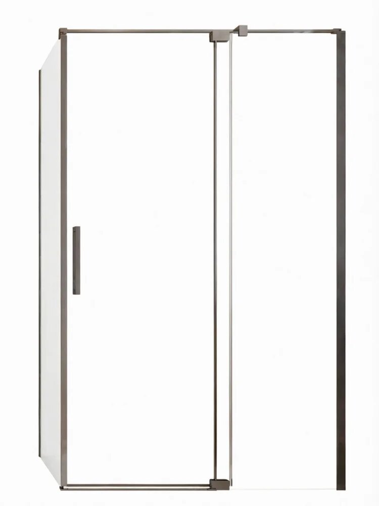 Душевой уголок Vincea VSR-4EX901090CLGM без поддона, стеклянный, 100x90, с распашными дверями, прямоугольный, итальянский