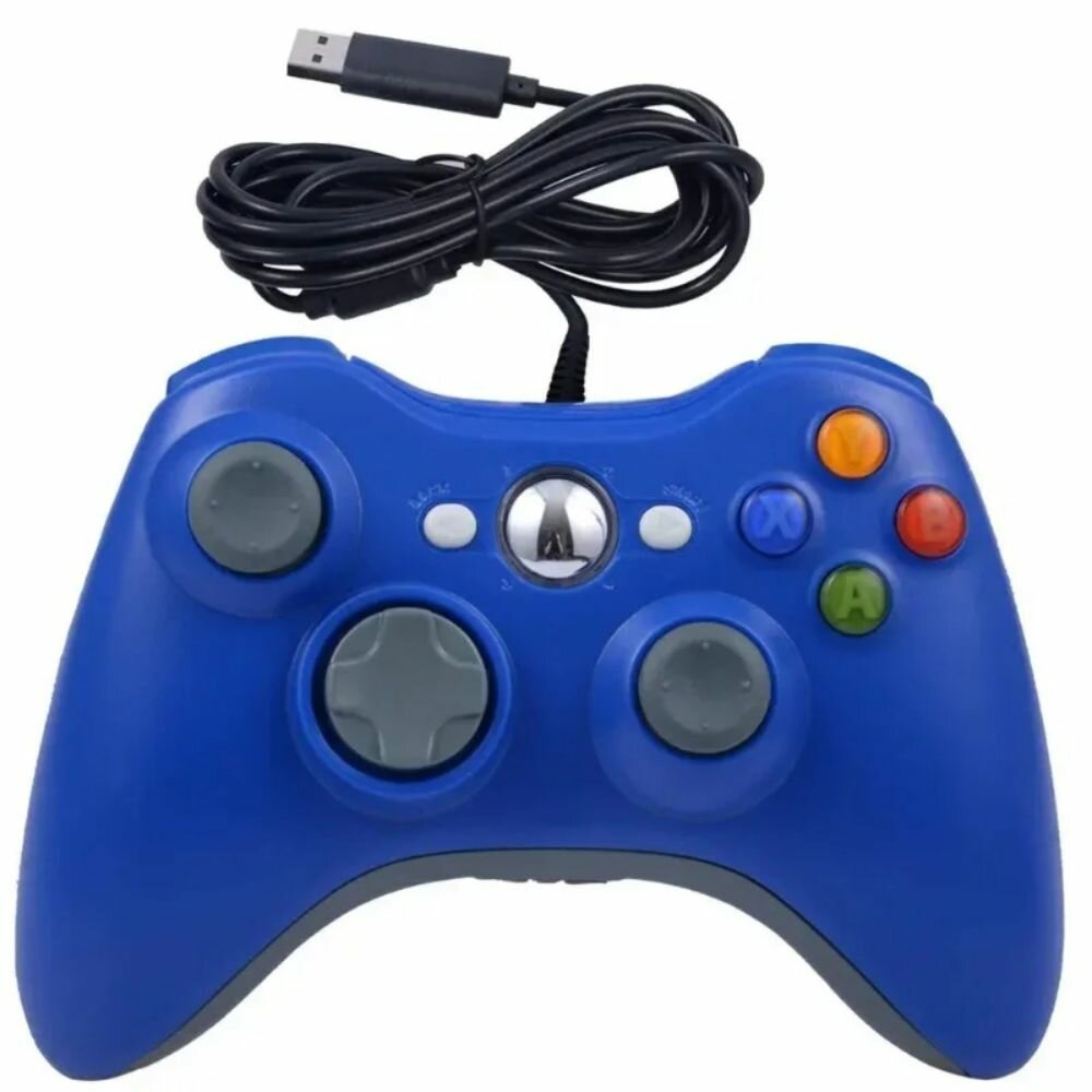 Проводной контроллер с USBкабелем геймпад для консоли Xbox 360 джойстик игровой реалистичнаяотдача антискользящий