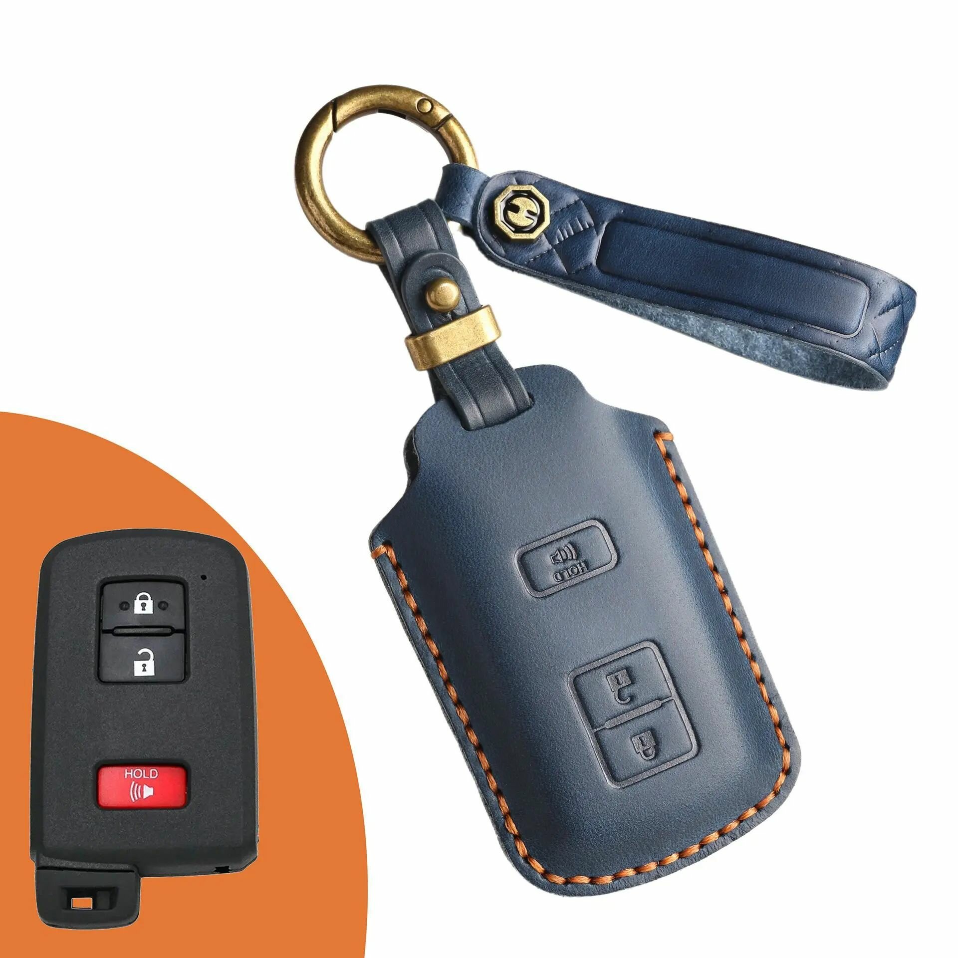 Кожаные брелоки для ключей крышки автомобиля для корпуса Toyota Auris Camry RAV4 Avalon Yaris Verso 2012 2013 2014 2015 2016 2017 2018