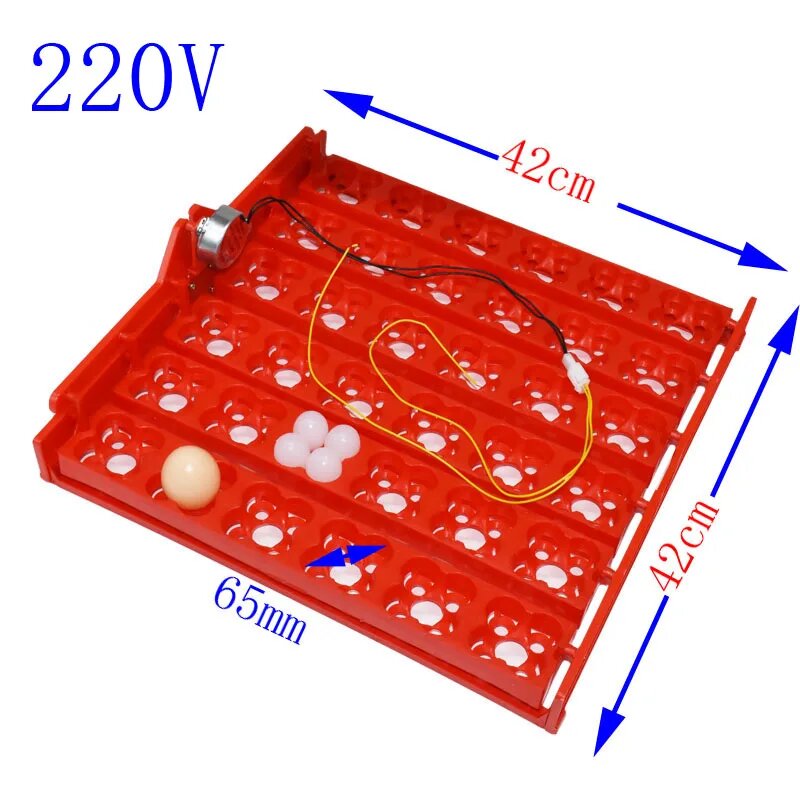 Инкубатор для яиц 36/144, 220V, красный