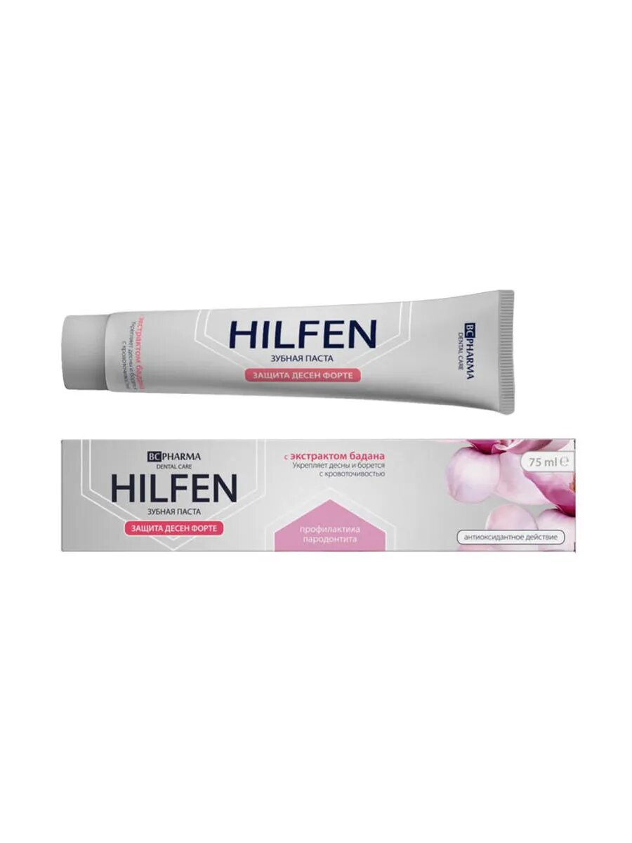 Hilfen BC PHARMA Зубная паста Защита десен Форте 75 мл 1 шт